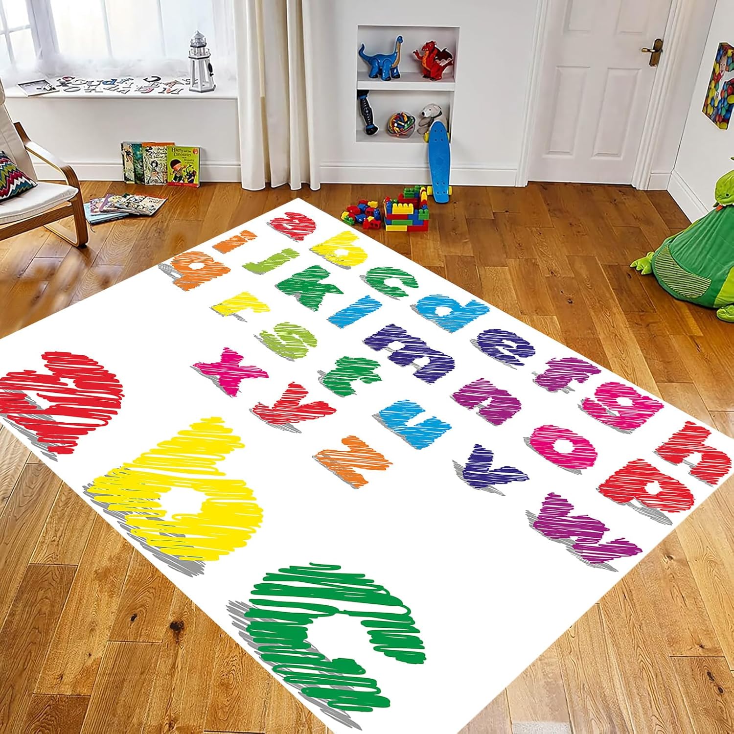 Amazon.com: Generic ABC Rug Alphabet Rug for Toddlers, Playtime ...