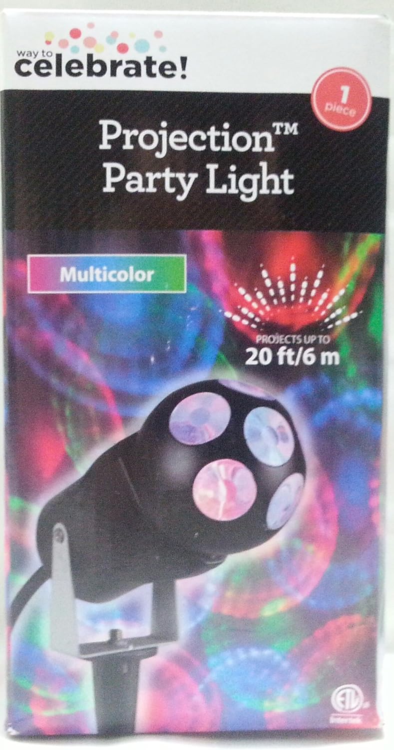 Amazon.com: Projection Party Light. Projects a Swirling Bubbles of ...
