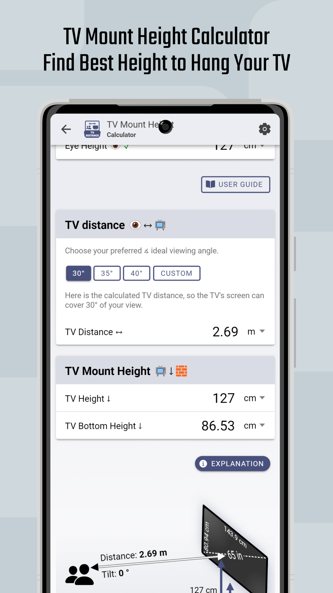 TV & Screen Calculator - App on Amazon Appstore