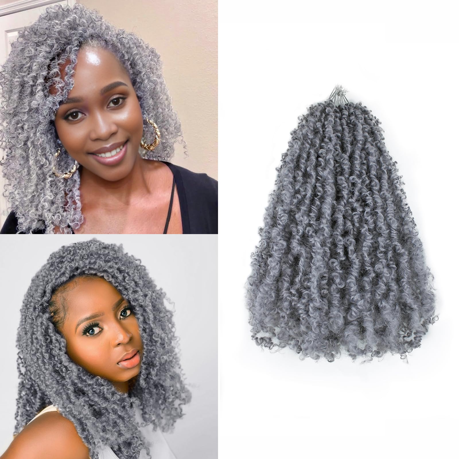 Amazon.com : Haftaluv Yanky Twist Crochet Hair 12 Inch 9 Packs Pre ...