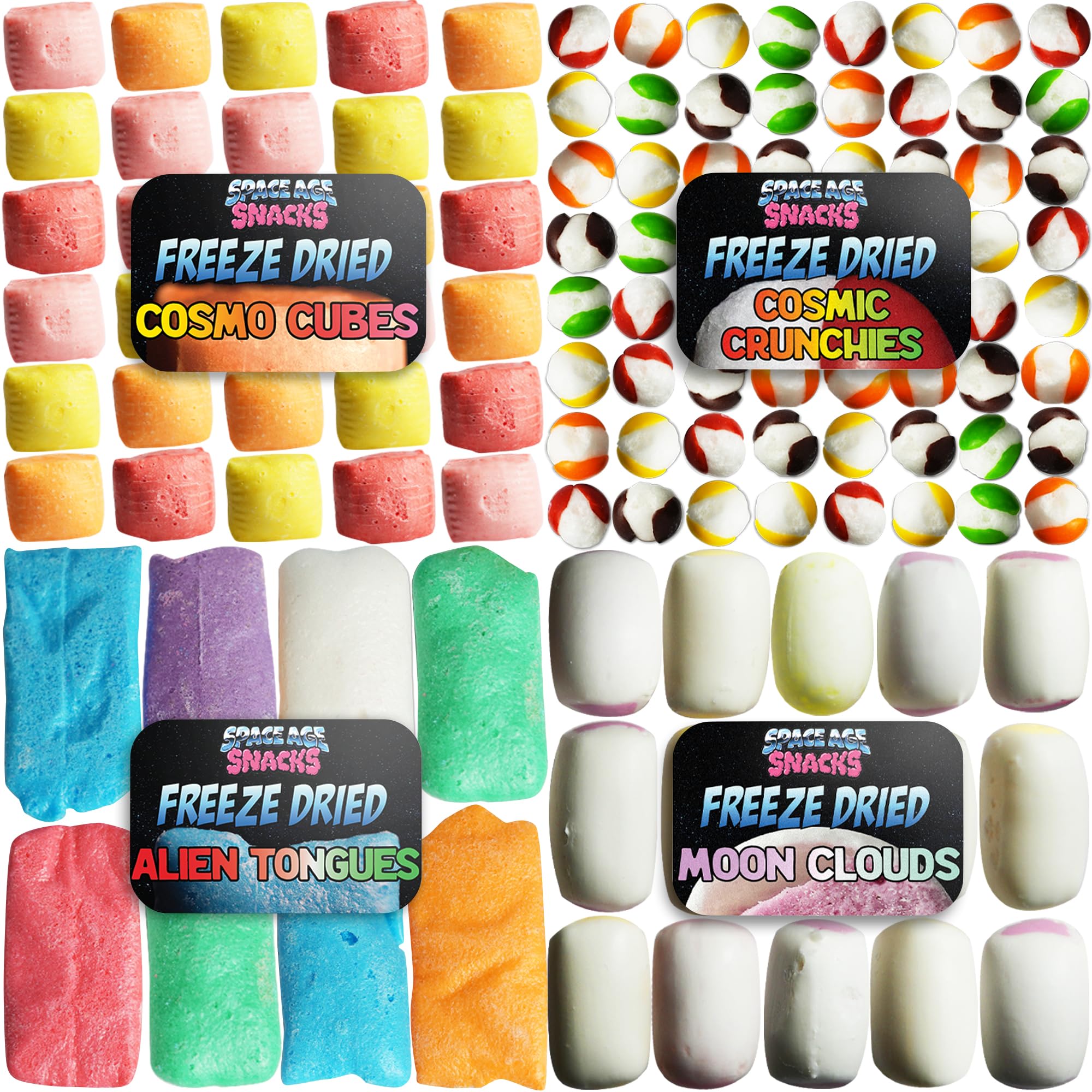 Amazon.com : Premium Freeze Dried Candy Variety Pack with 4 Kinds of ...