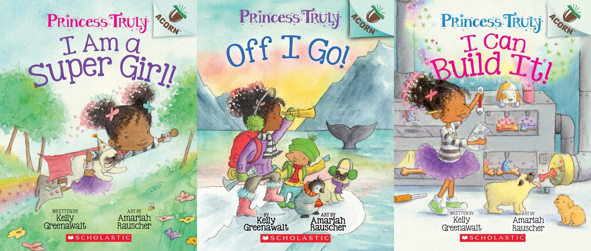 Princess Truly Books Set 1-3: Amariah Rauscher, Kelly Greenawalt ...
