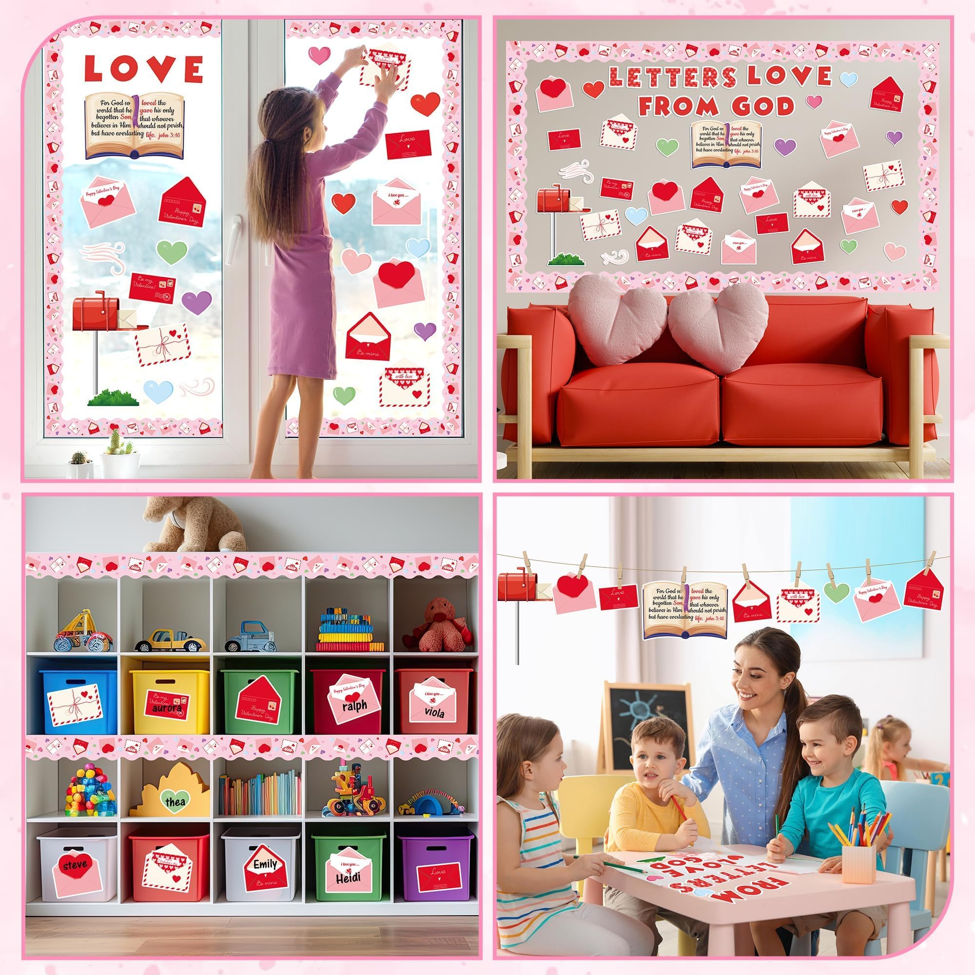 Snapklik.com : Letters Love Bulletin Board Cutouts - 119Pcs Happy Back ...