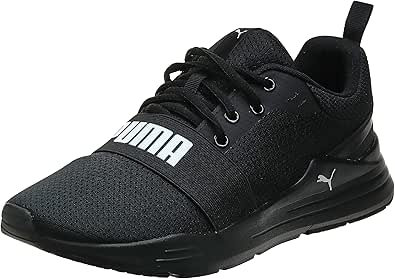 Amazon.com | PUMA Wired Run Mens Running DM US Blackwhite | Road Running