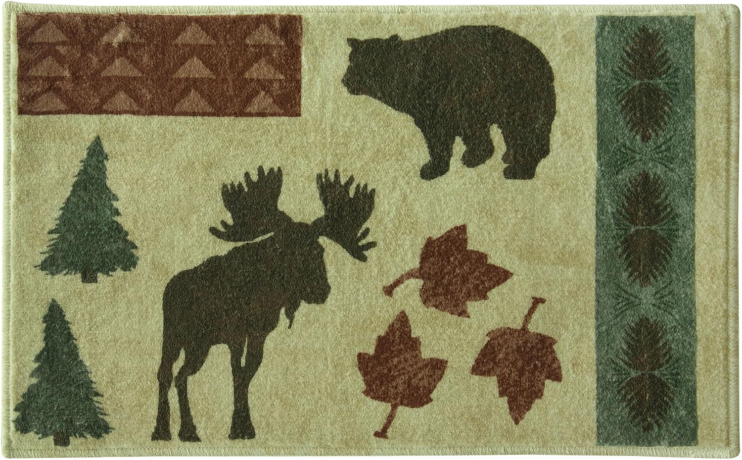 Amazon.com: Bacova Guild Big Country Bath Accessories , Bath Rug : Home ...