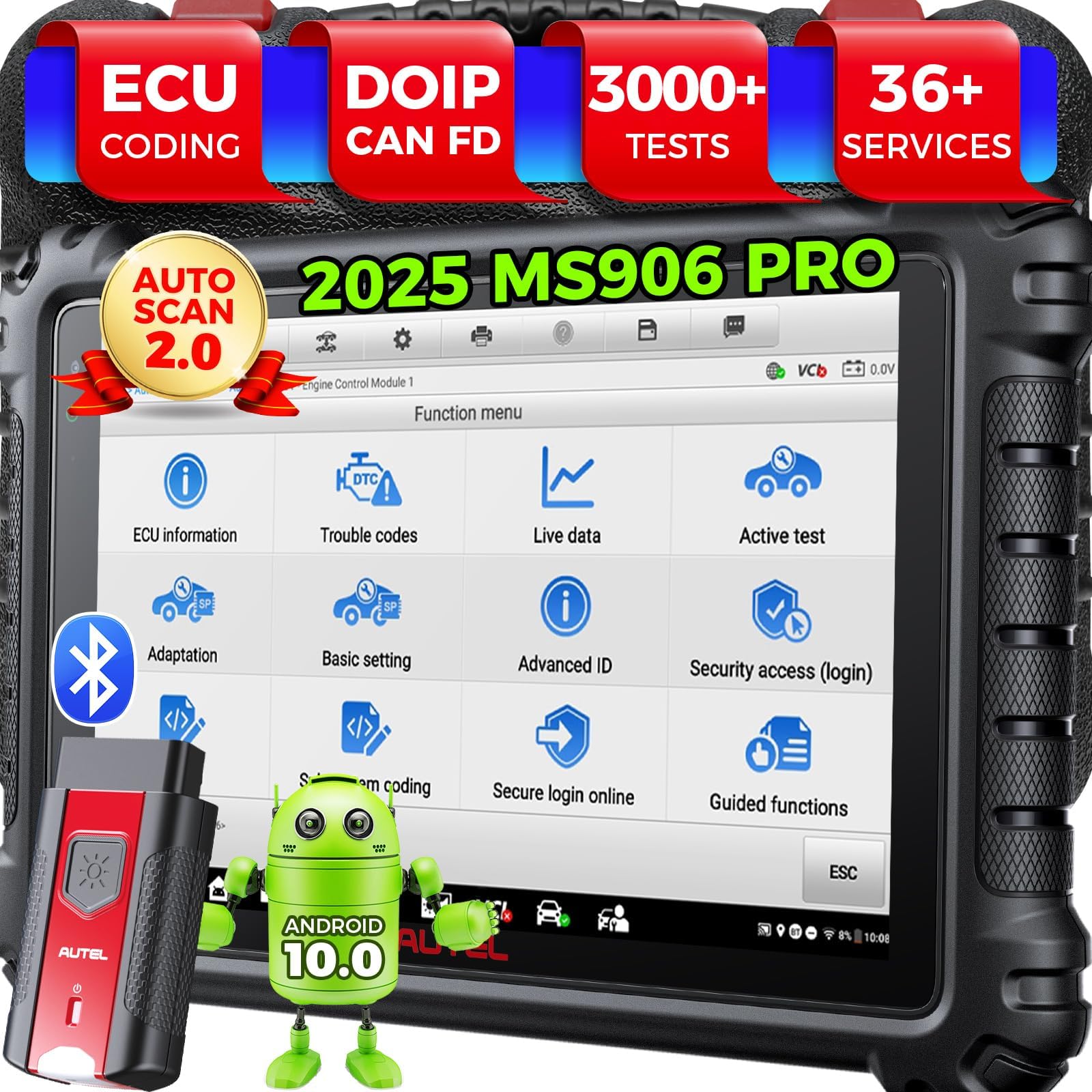 Autel MaxiSYS MS906 Pro Scanner: 2025 MS906Pro 2.0 Actualización de ...