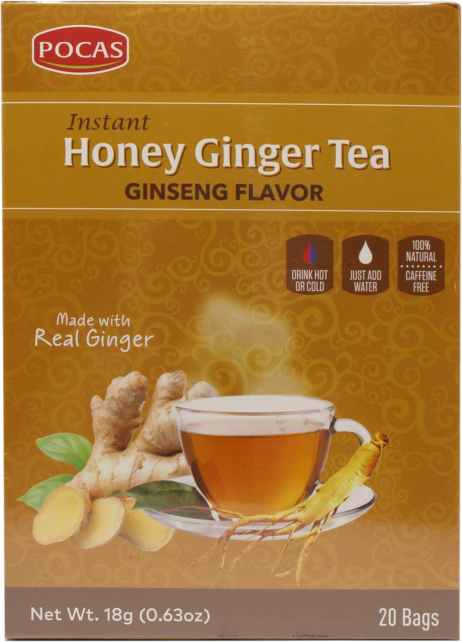 Amazon.com : TAS Instant Thai Tea, Ginger, 12 Ounce : Grocery & Gourmet ...