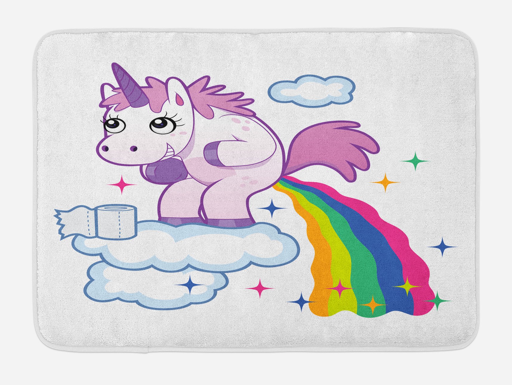 Cartoon Unicorns Pooping Rainbows