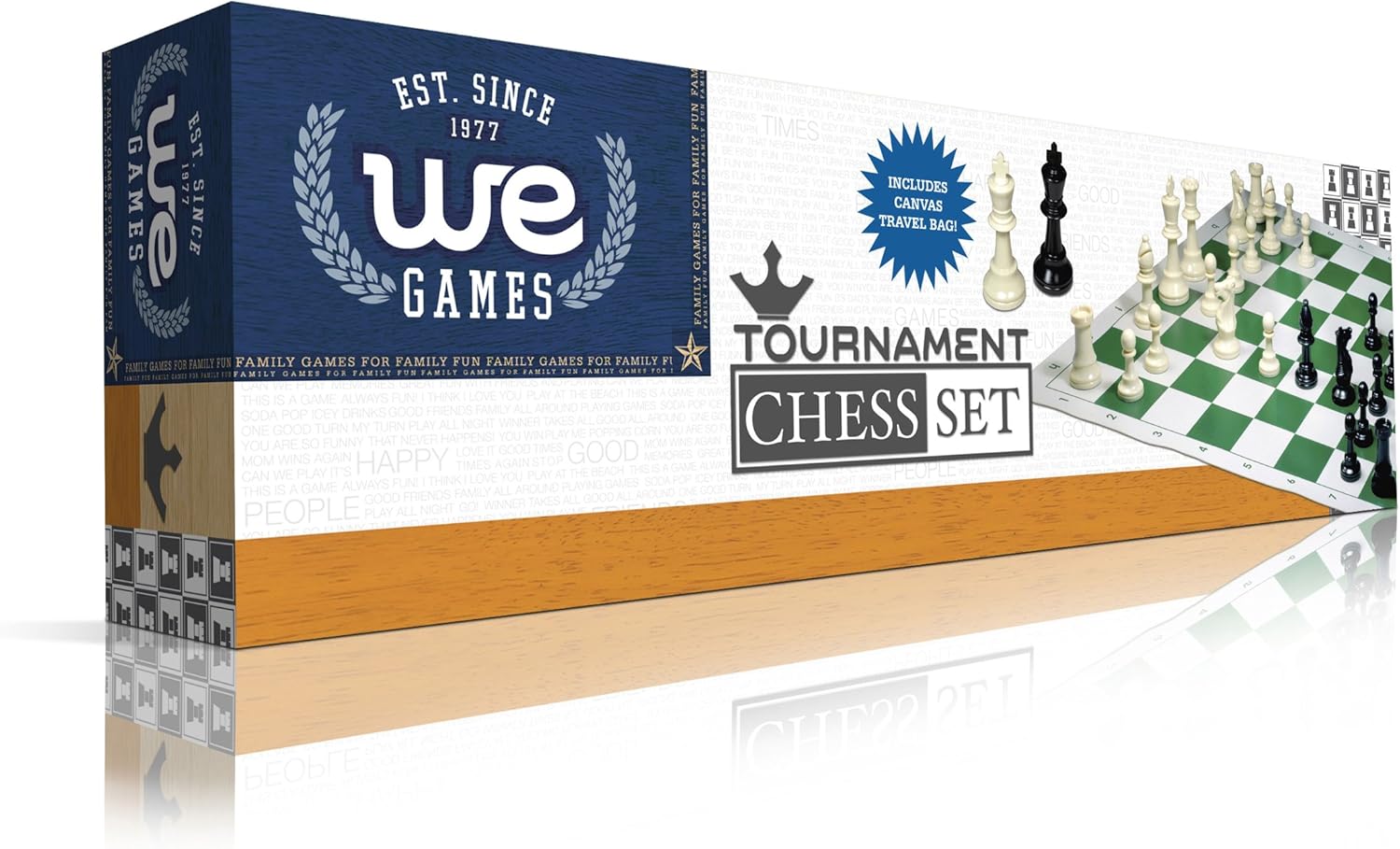 Buy WE Games Complete Tournament Chess Set – Plastic Chess Pieces with ...