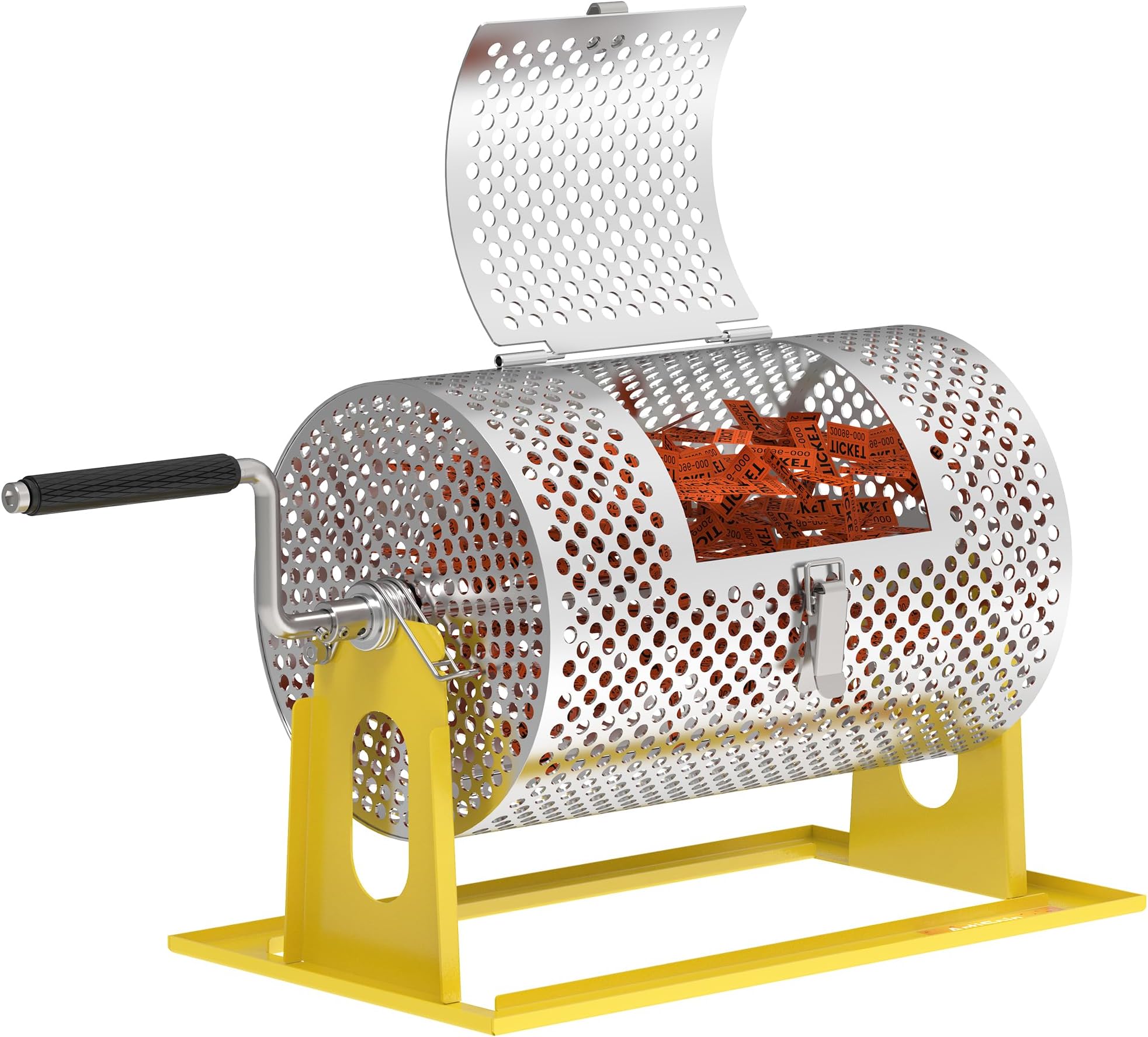 Amazon.com : Raffle Drum, Upgraded Raffle Ticket Spinner Drum with Ball ...