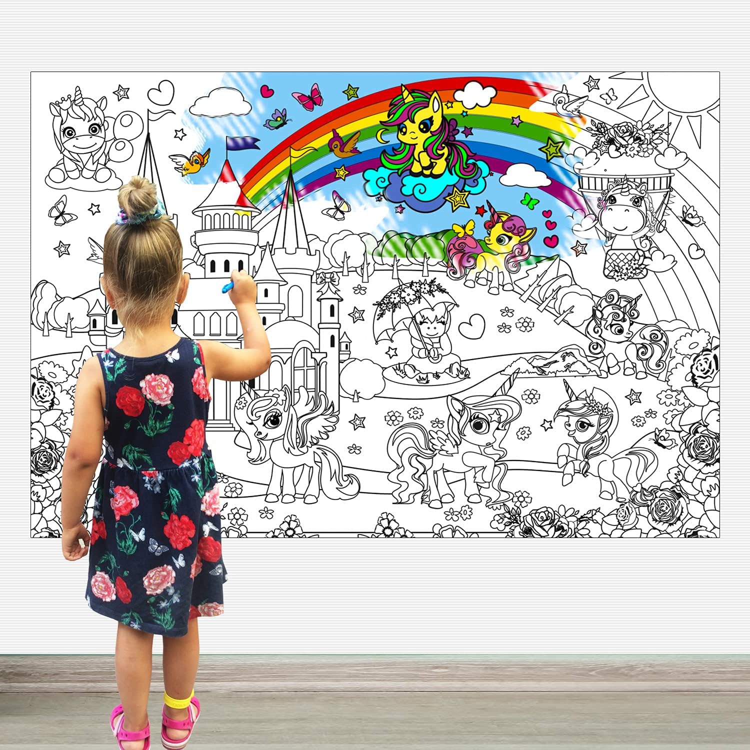 Amazon.com: O'Kroshka Big Giant Colouring Poster colorings for Children ...