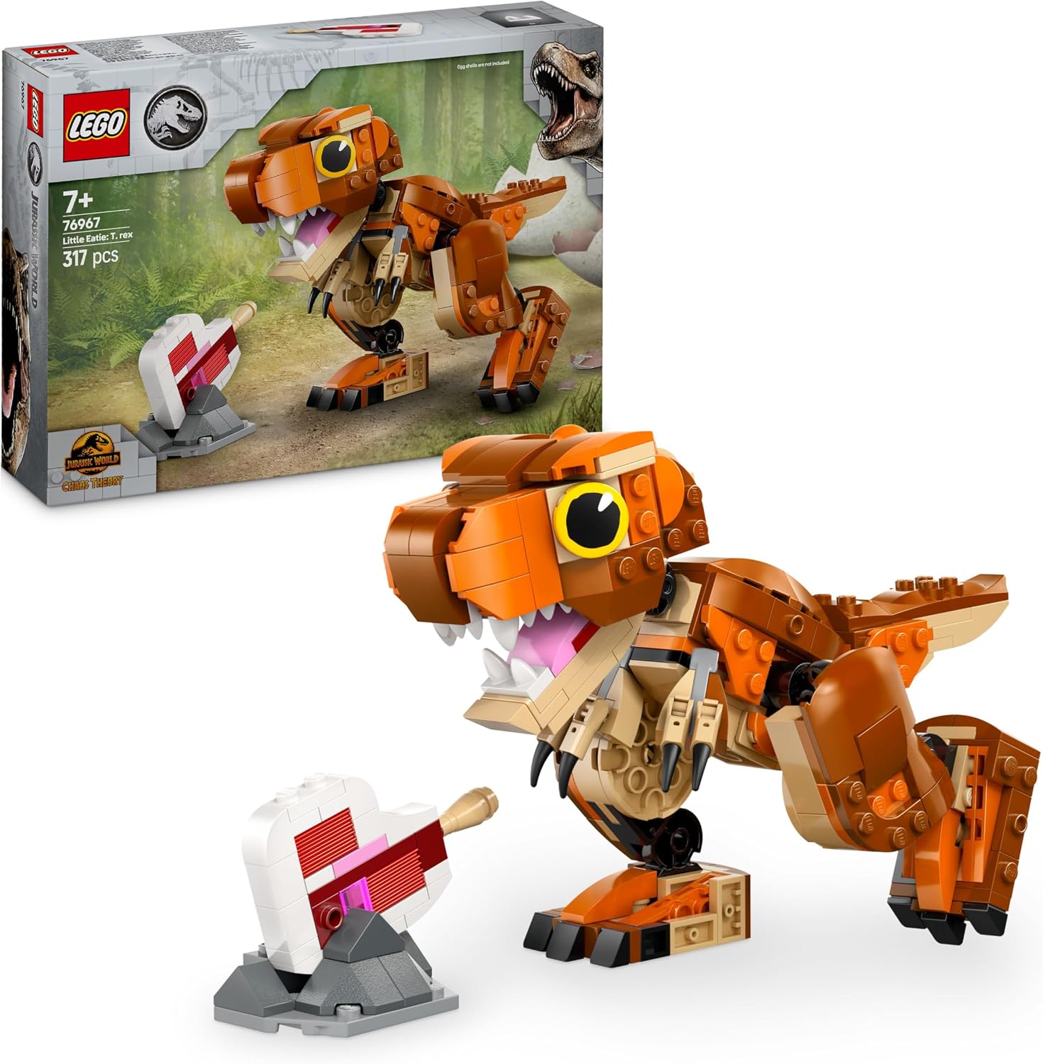 LEGO Jurassic World Little Eatie: T. Rex Figure - Dinosaur Toy for 7 ...