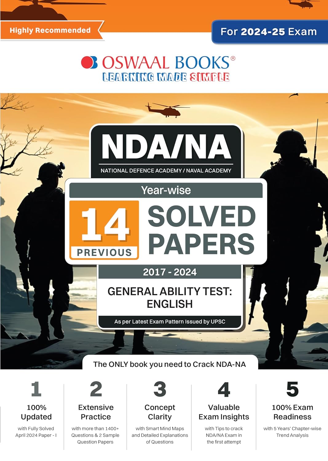 Oswaal NDA-NA (NATIONAL DEFENCE ACADEMY/NAVAL ACADEMY) 14 Previous ...