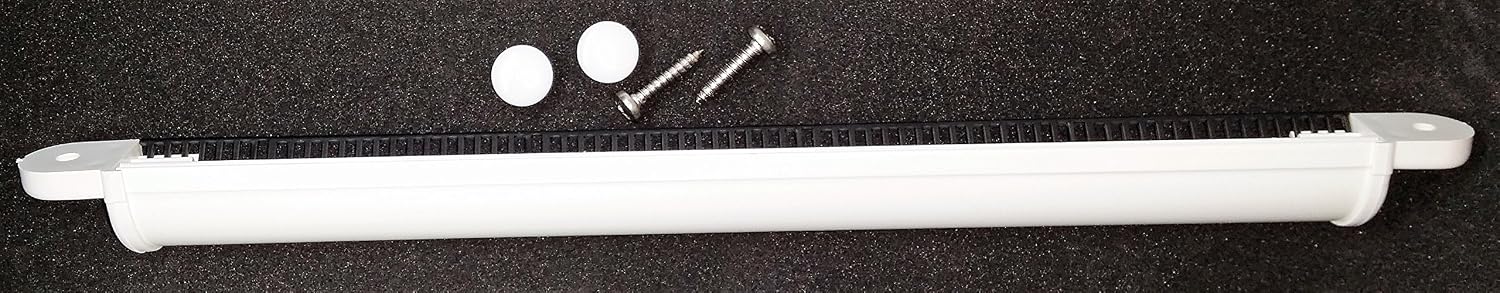 White Aluminium Trickle Vent - Large (Only Hood Size 450mm) : Amazon.co ...