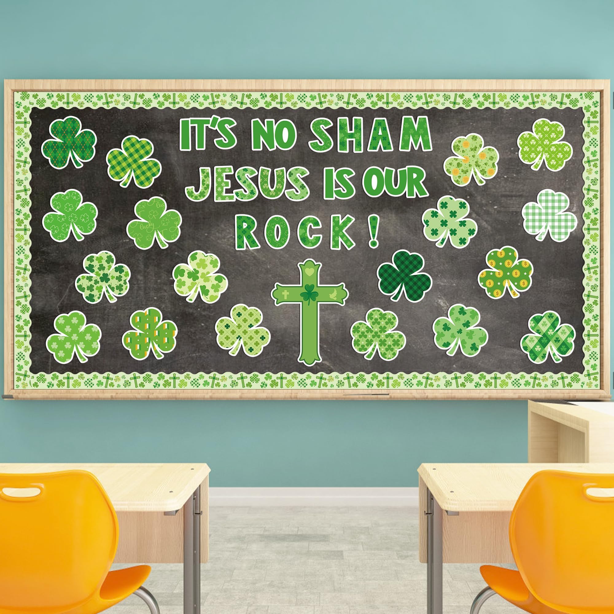 Snapklik.com : St Patricks Day Bulletin Board Cutouts - 114P Its No ...