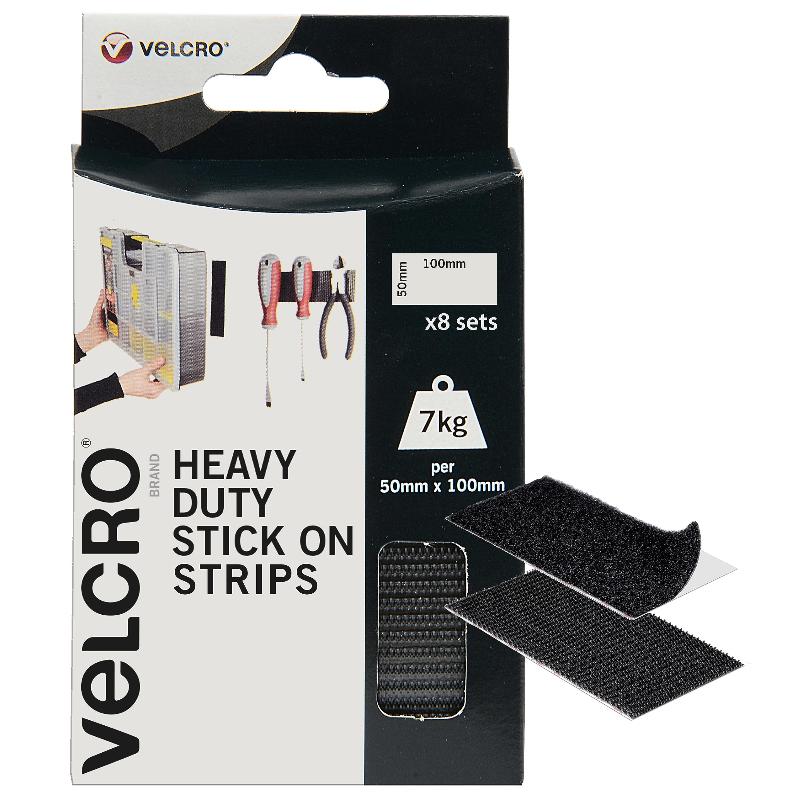 VELCRO Brand | Heavy Duty Stick On Strips | Industrial Strength Double ...