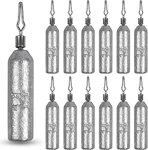 Amazon.com : Fishing Weights Drop Shot Weights No Snag Skinny Sinker ...