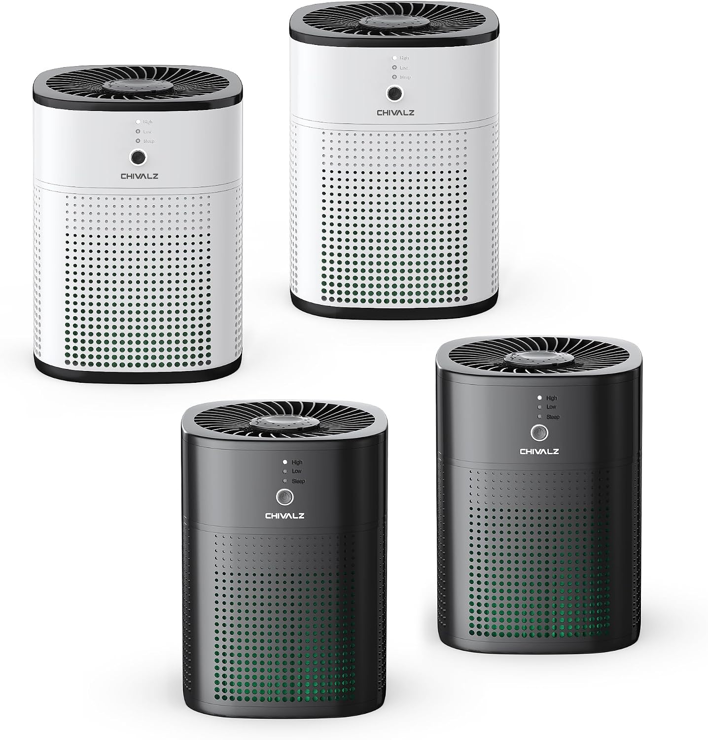 Amazon.com: 4 Pack CHIVALZ Air Purifiers for Bedroom, Air Purifiers for ...