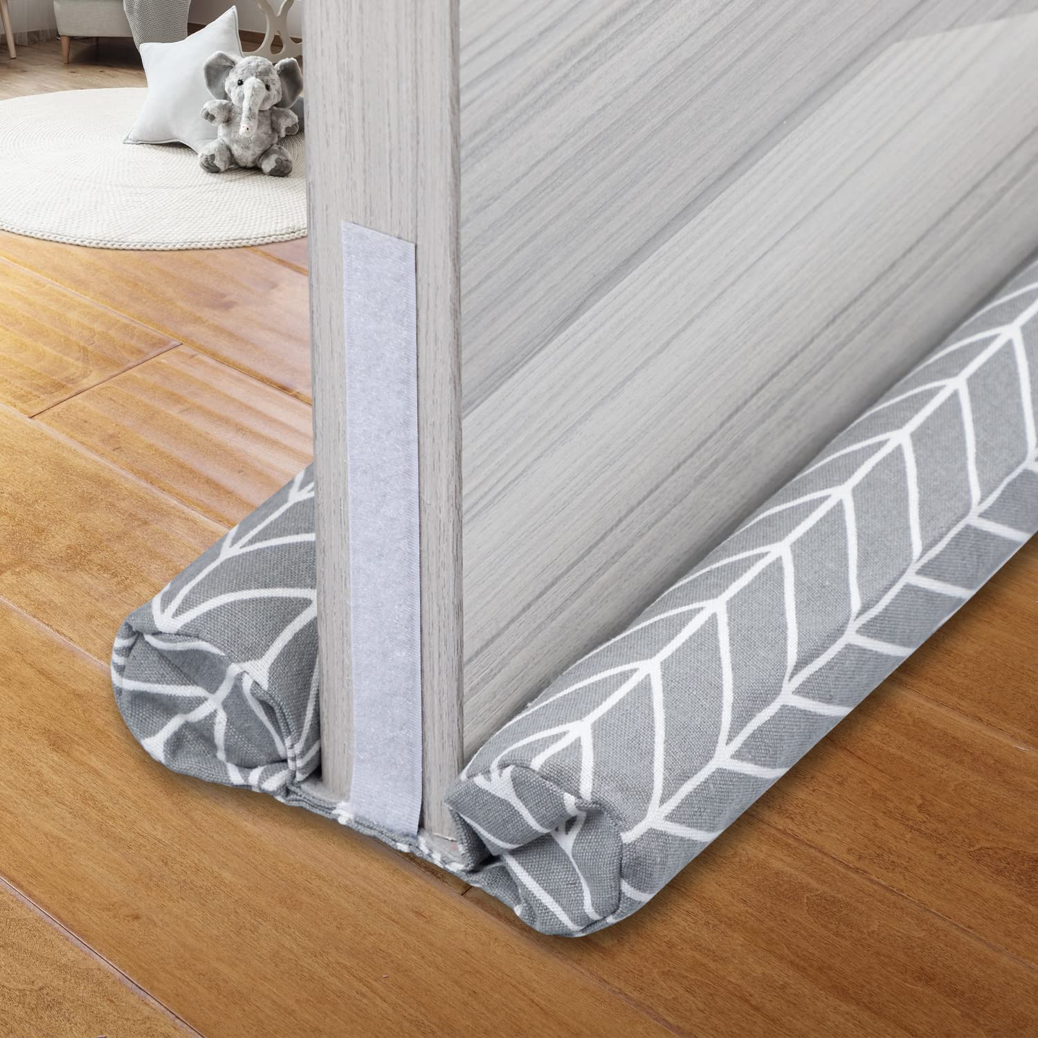 VISEMAN Under Door Stopper, Door Noise Blocker, Adjustable Door Sweeps ...