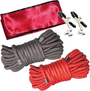 Amazon.com: noisoff BDSM Shibari Bondage cotton Rope, Rope Kit for ...