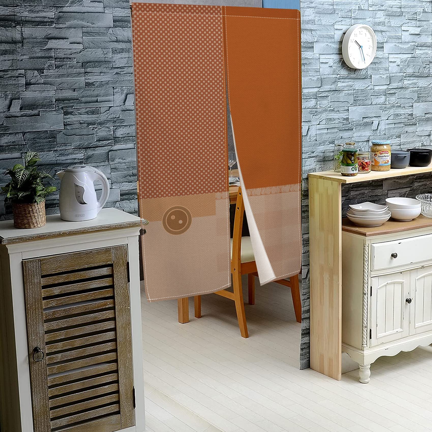 Amazon.com: Leowefowa Japanese Noren Doorway Curtain Japanese Door ...