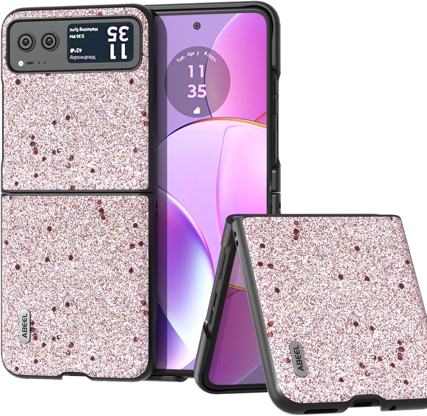 Amazon.com: Ranyi for Motorola Razr 2023 Case, Luxury Glitter Sparkle ...