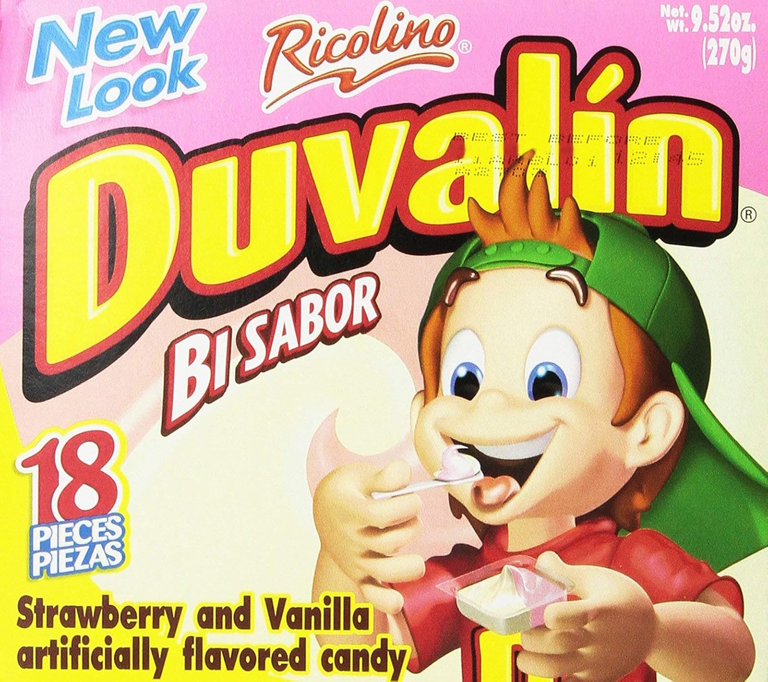 Amazon.com : Duvalin Candy Creams Strawberry-Vanilla, 18-count (Pack of ...