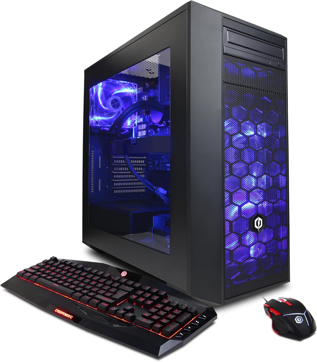 Amazon.com: CYBERPOWERPC SLC9940OPT Desktop Gaming PC (Intel i7-7700K 4 ...