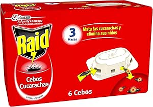 Raid Bait Cockroaches - Pack 6 traps white : Amazon.co.uk: Garden