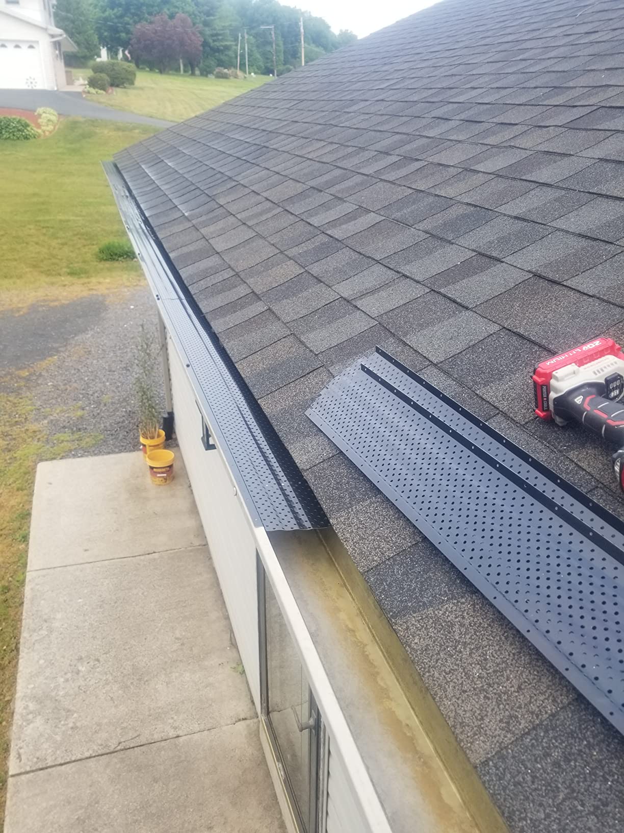 $31/mo - Finance LeafTek Gutter Guards for Leaves 5" x 100' White ...