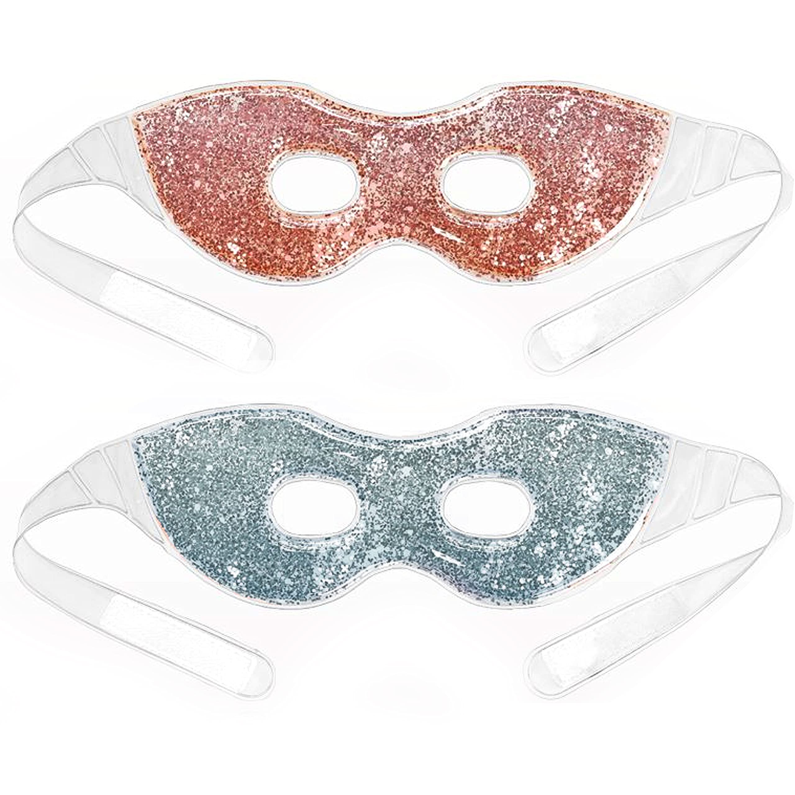 Silver Glitter Eye Mask