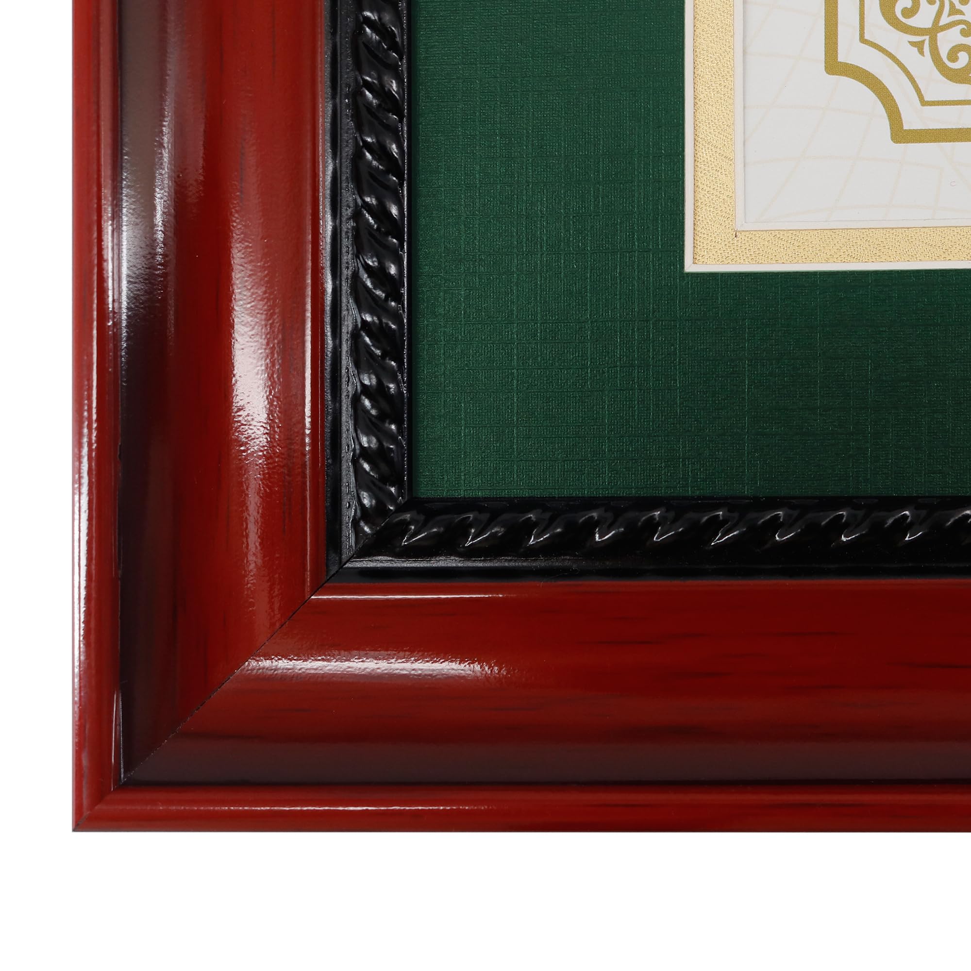 GMFrames 8.5x11 Diploma Degree Frame with Green Mat or Display 11x14 ...