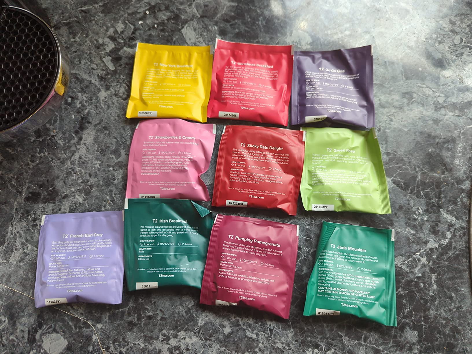 T2 Tea Sip the Future: Tea Bag Advent Calendar Giftpack, 24 Assorted ...