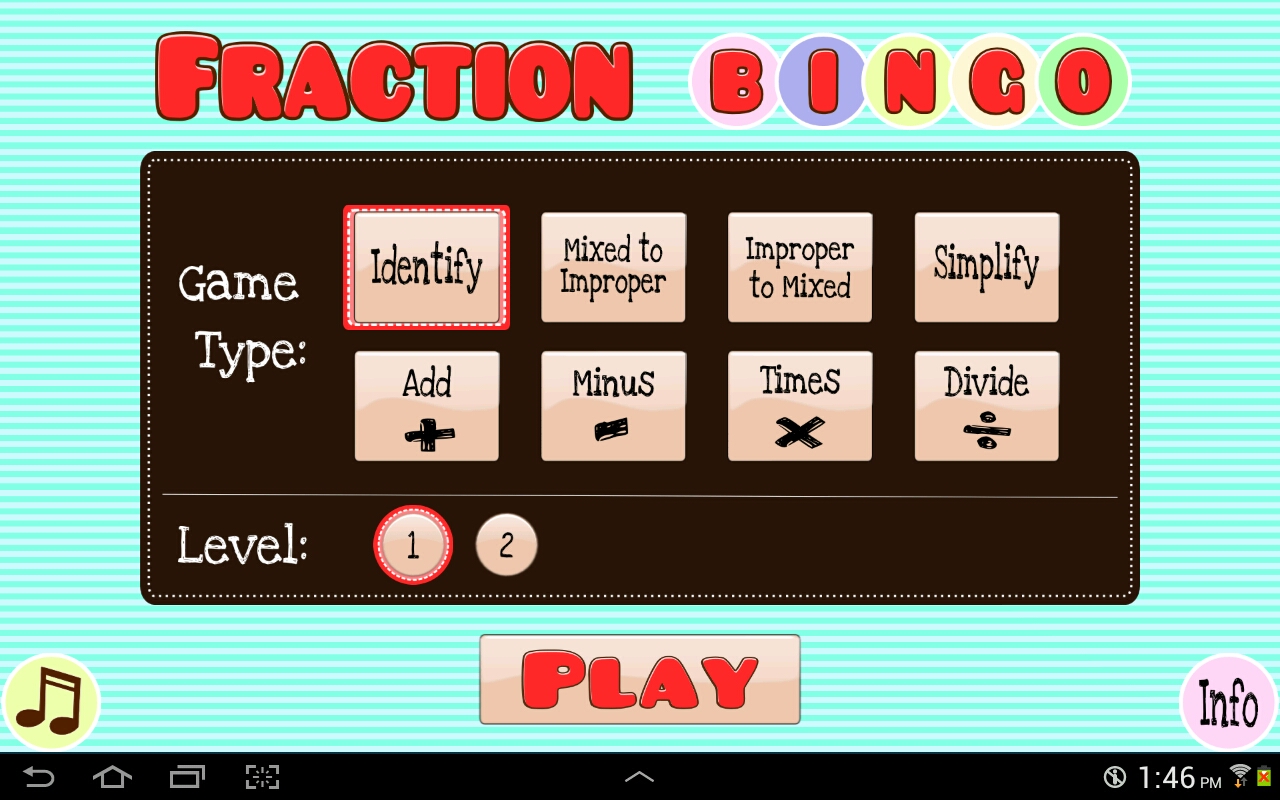 Fraction Bingo:Amazon.in:Appstore for Android