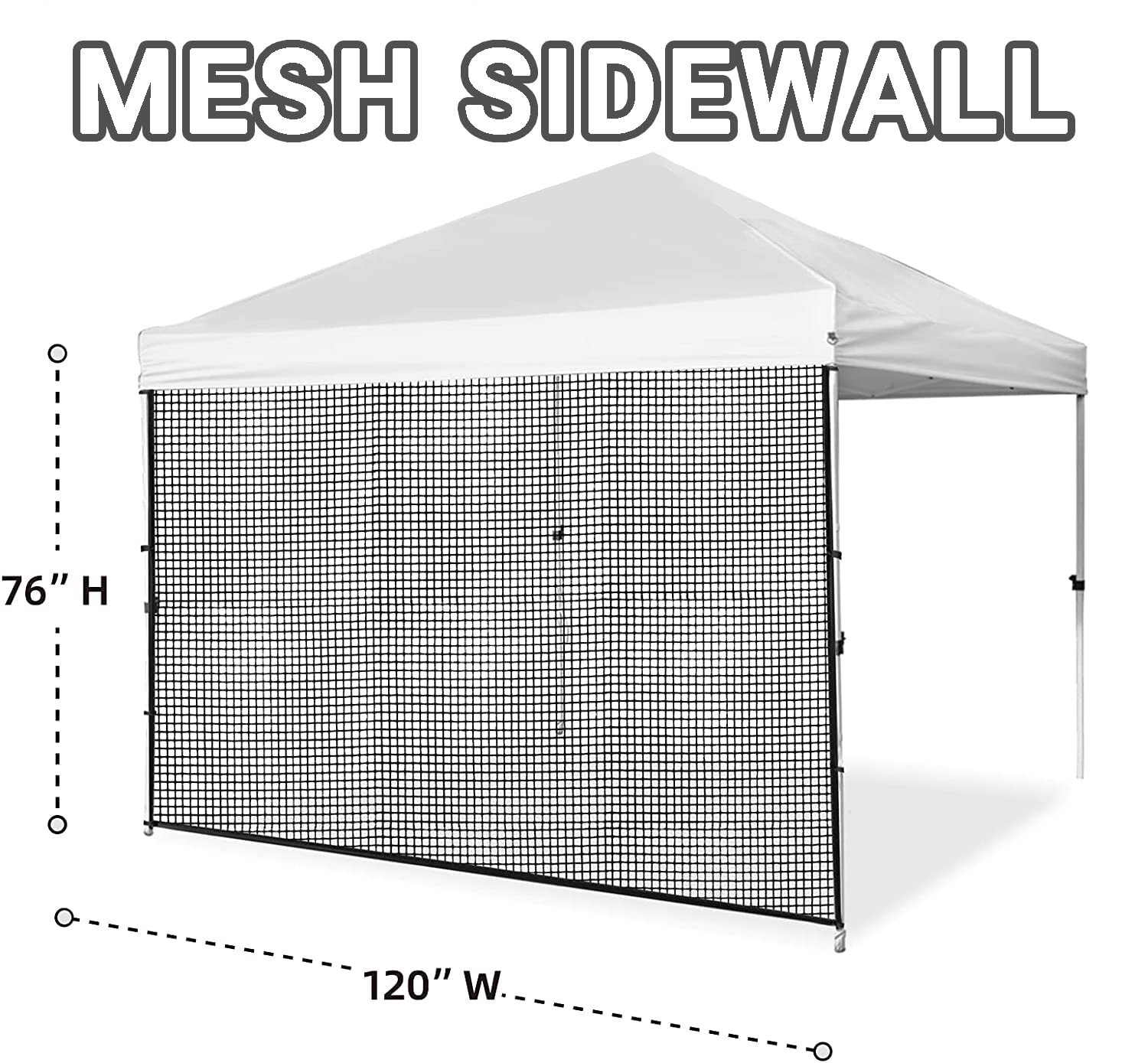 Snapklik.com : MordenApe Mesh Sidewall For 10x10 Pop Up Canopy ...