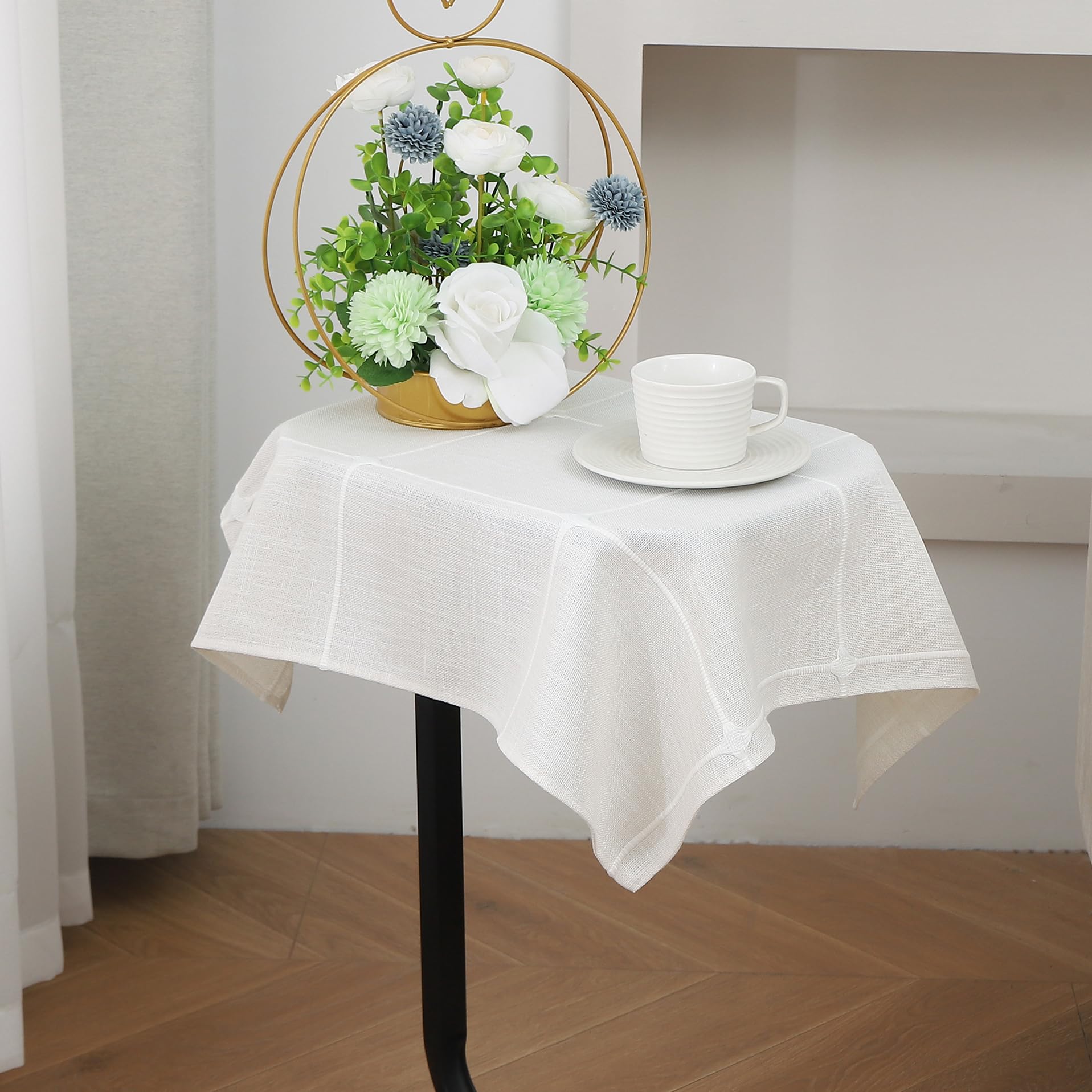 Amazon.com: Gernaice Plaid 24x24 Inch Small Square End Table Cloth ...