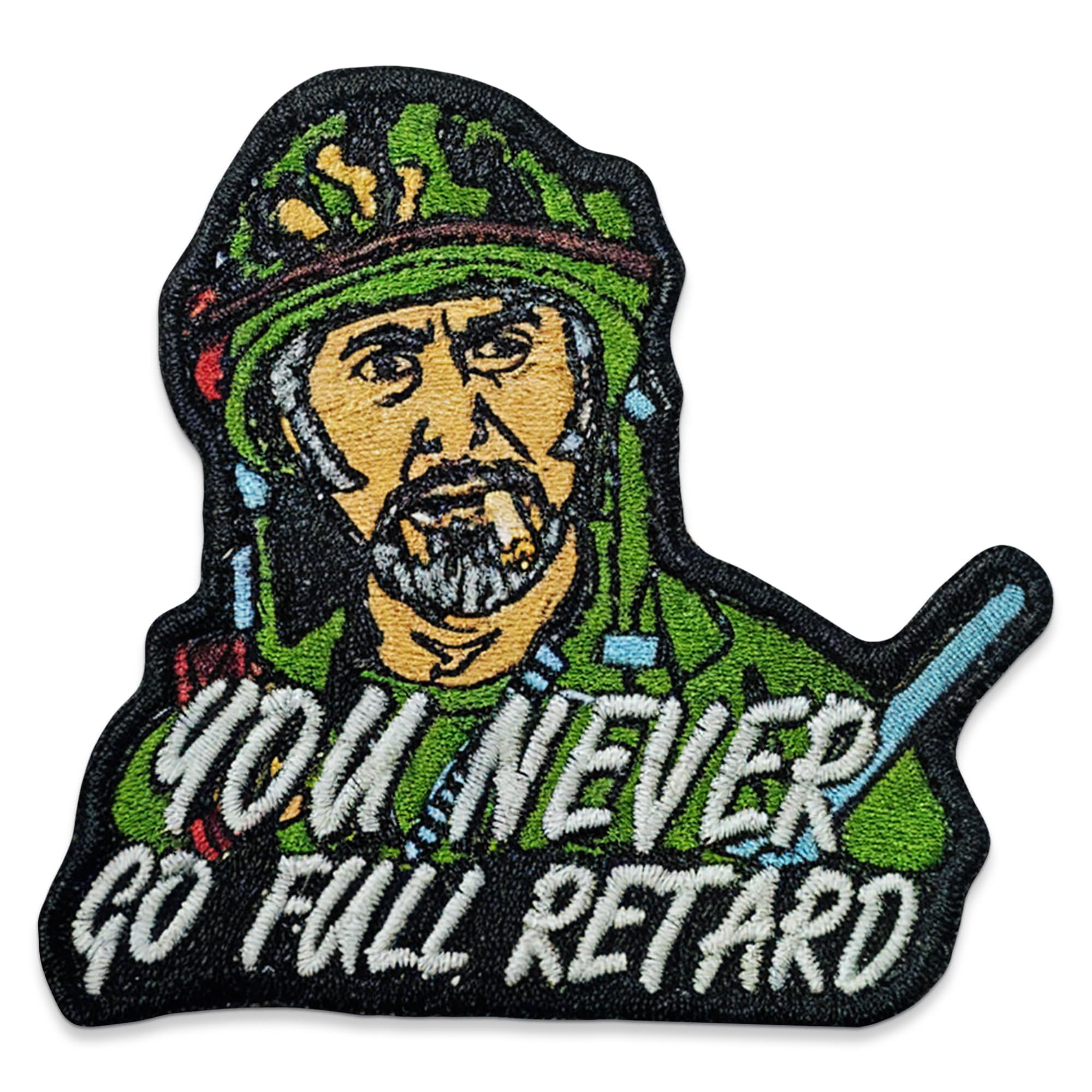 Spesialstyrker Retarderer Meme Amazon.com: Never Go Full Retard Patch