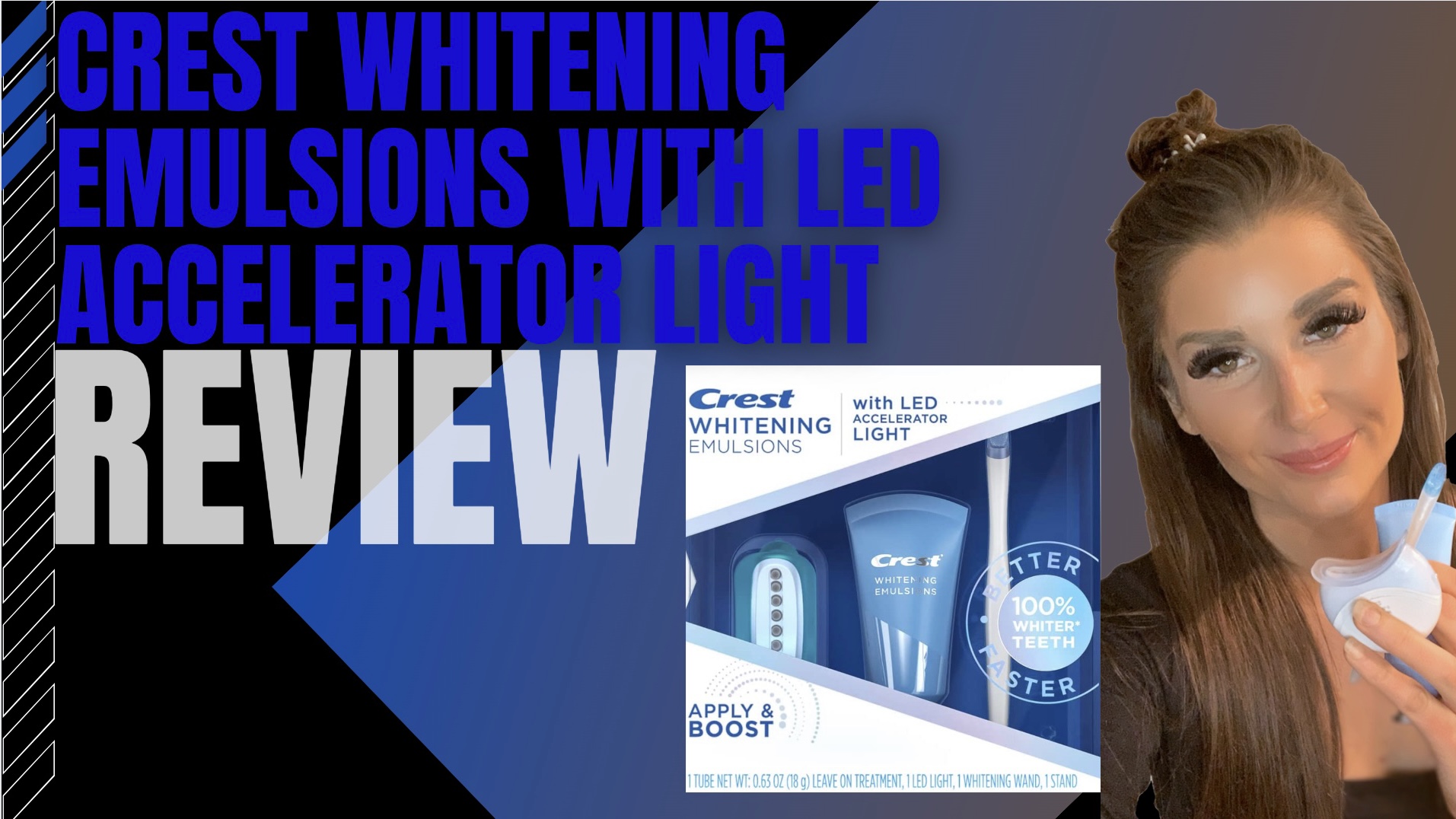 Watch Crest Whitening Emulsions with LED Accelerator Light Review on ...