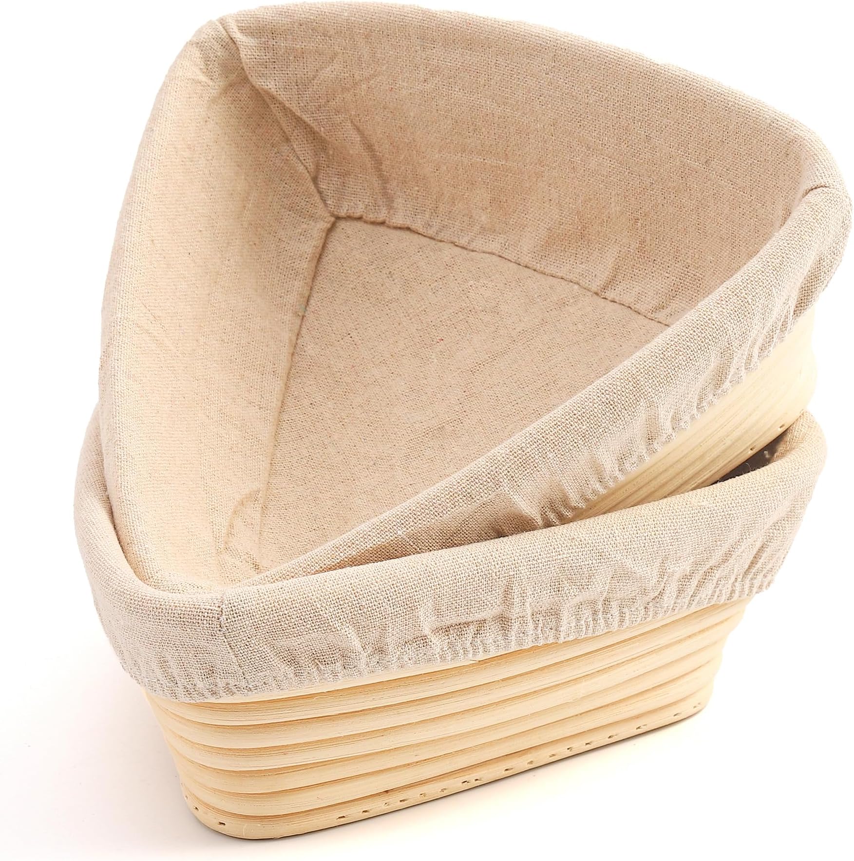 Amazon.com: Bakery Premium Triangle Bread Banneton Basket - Proofing ...