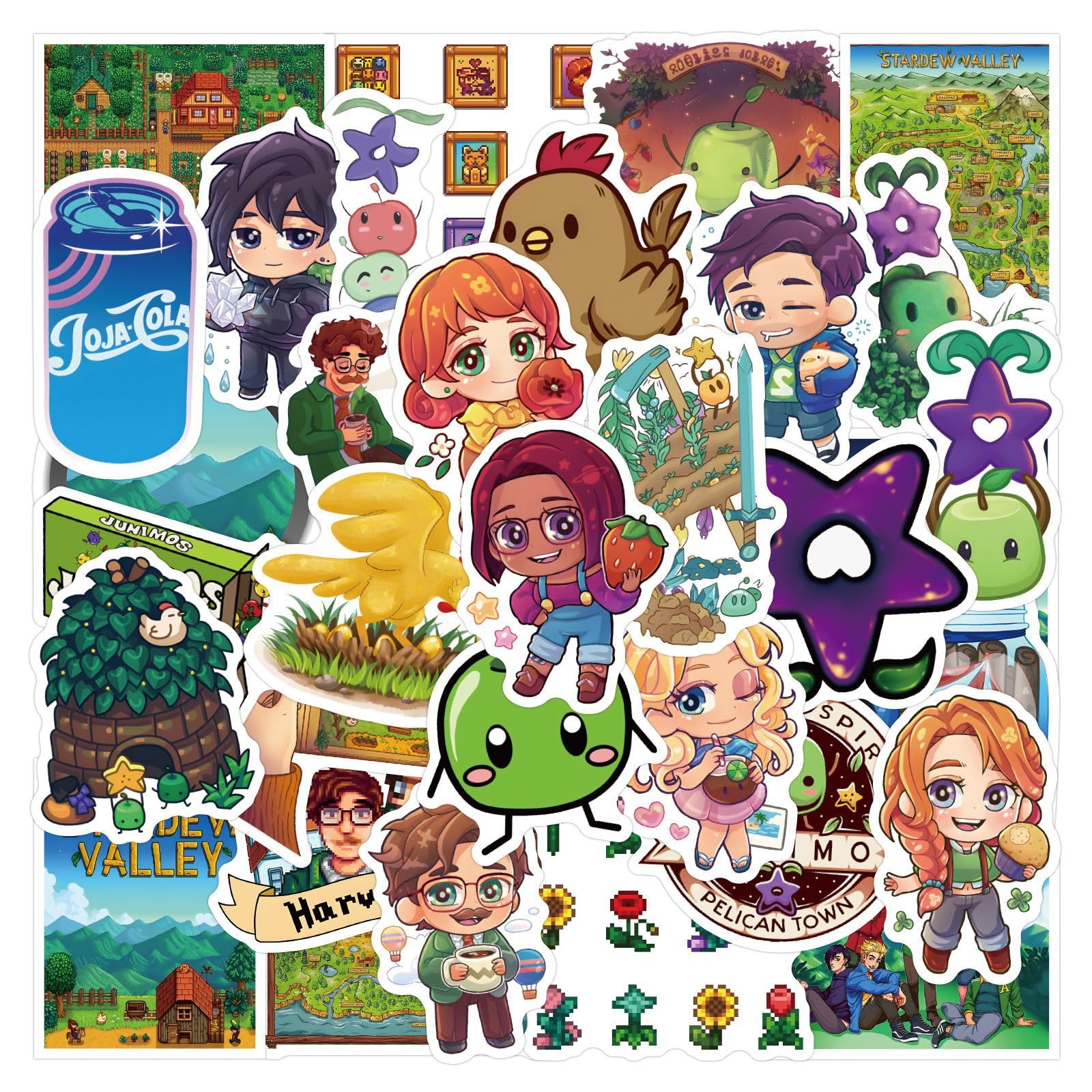 Amazon.com: Stardew Valley Stickers 52PCS Stardew Valley Poster Stardew ...
