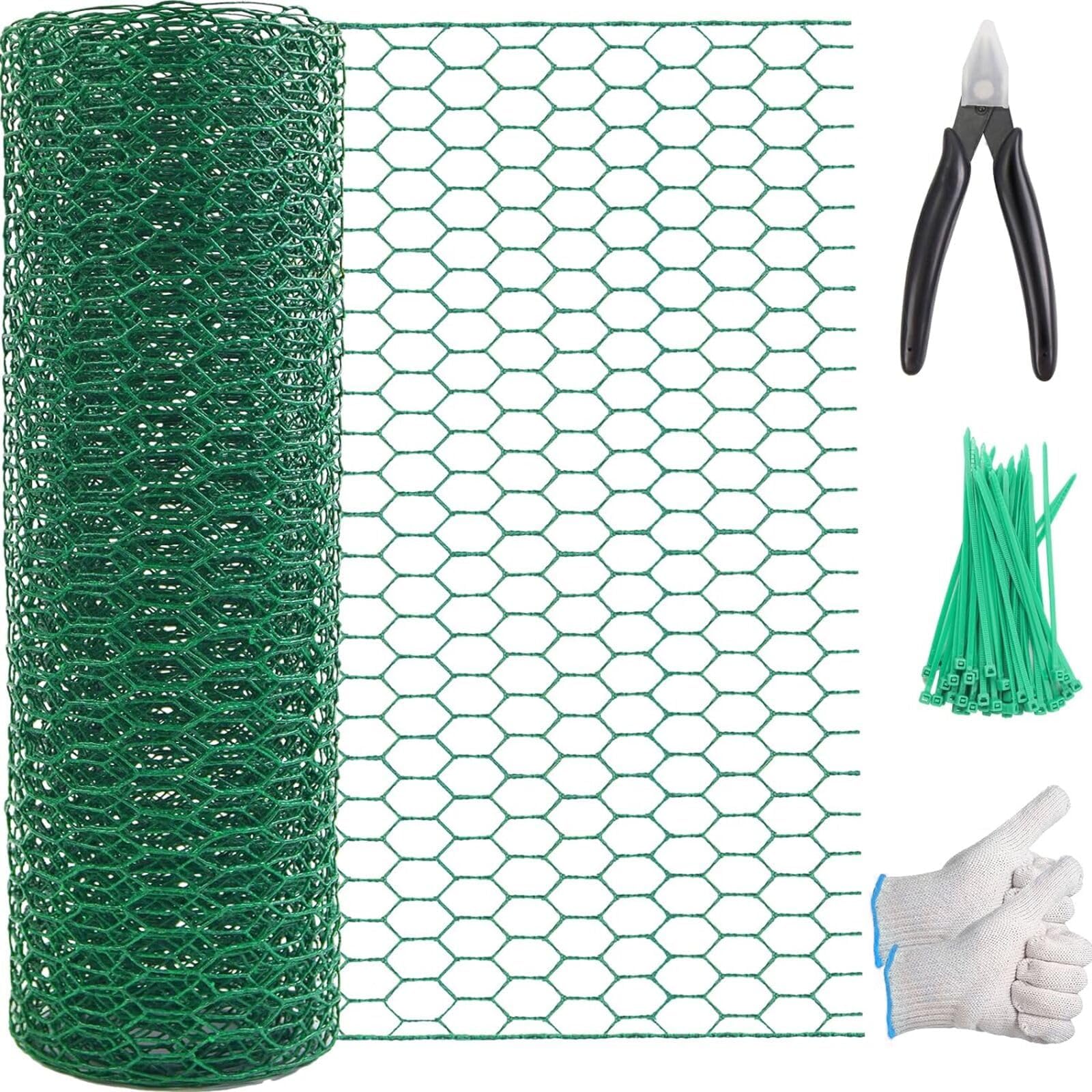 Amazon.com : Aboofx Green Chicken Wire Netting, 118 x 15.7 in Chicken ...