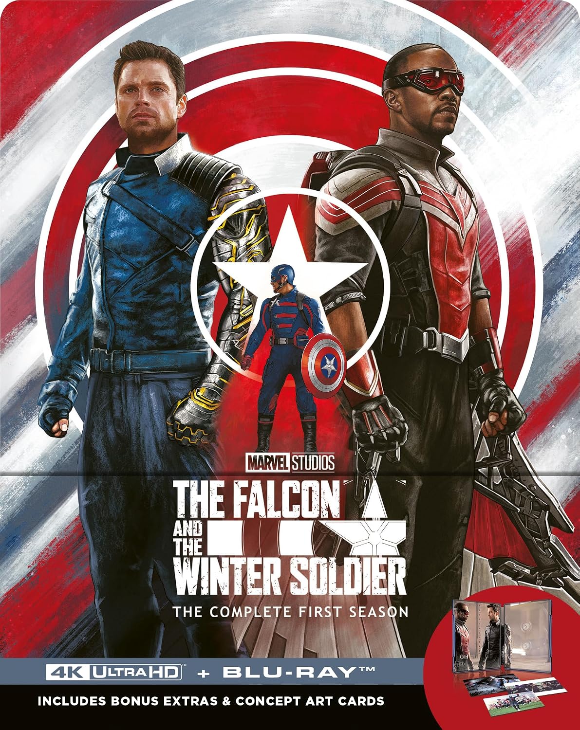 Marvel's The Falcon and The Winter Soldier Steelbook 4K Ultra HD [Blu ...