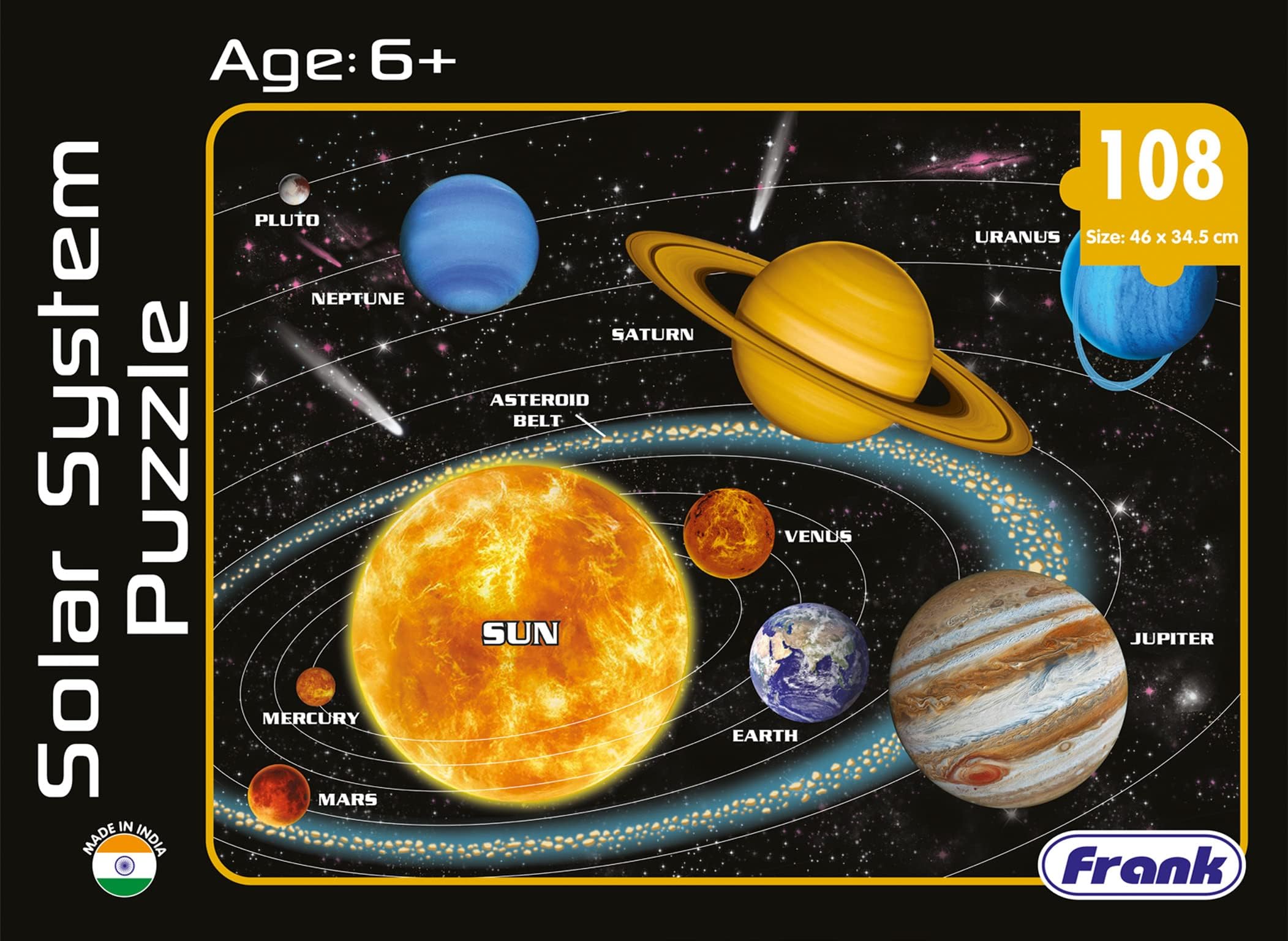 Buy Frank Solar System Outer Space Puzzles for Kids for Age 6, 7, 8, 9 ...