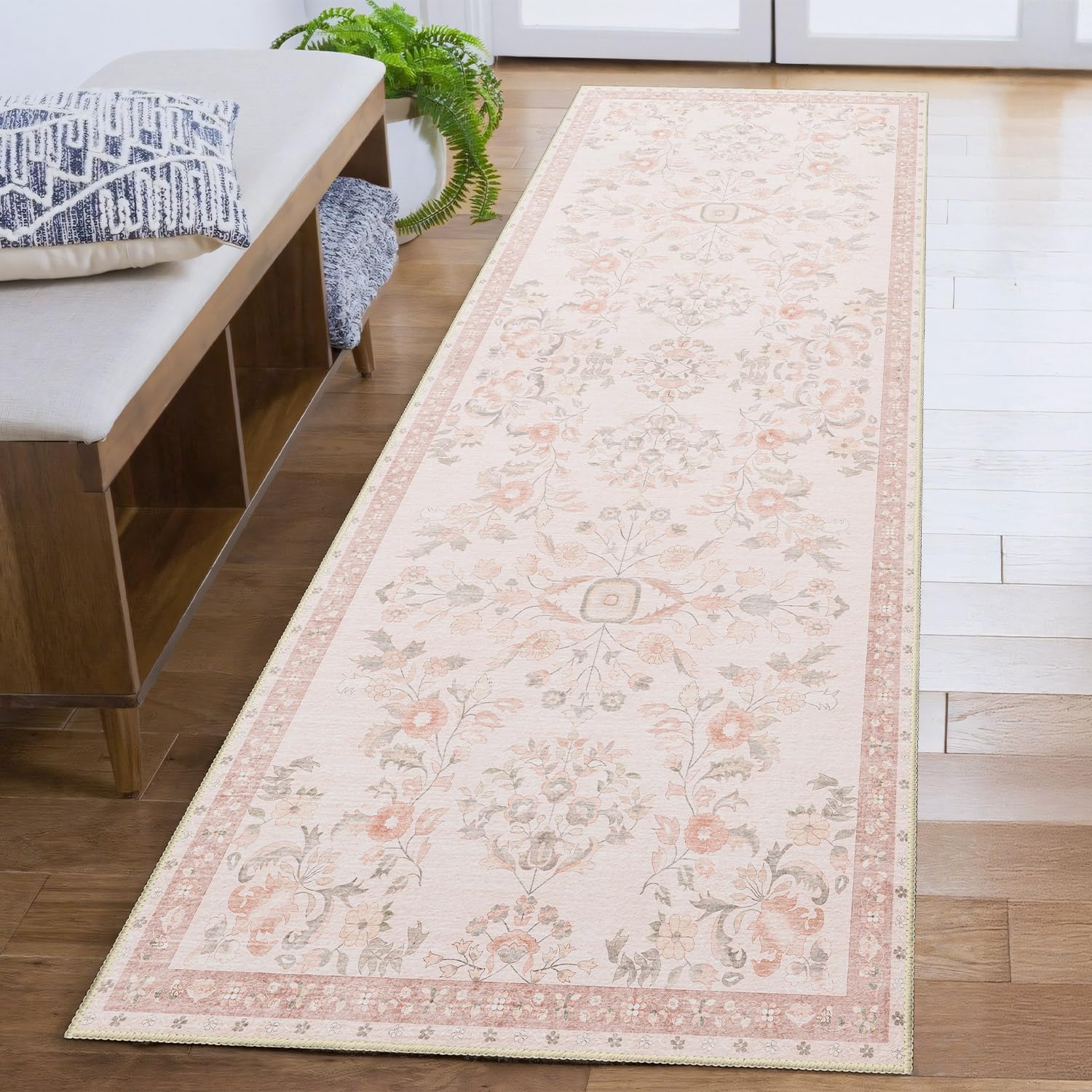 Amazon.com: MUJOO Washable Runner Rug for Kitchen Hallways,2x6 Runner ...
