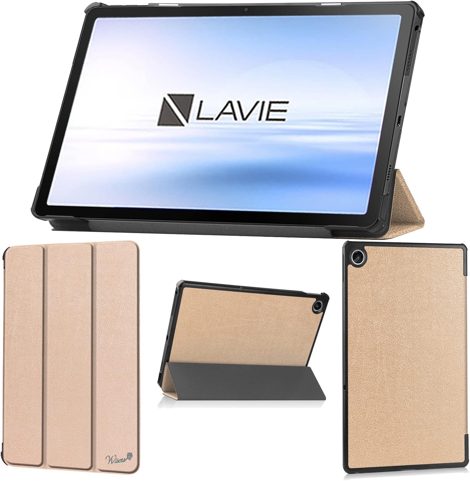 Amazon.co.jp: NEC LAVIE Tab T10 T1075/EASケースカバー 手帳型 スタンド機能付き NEC LAVIE ...