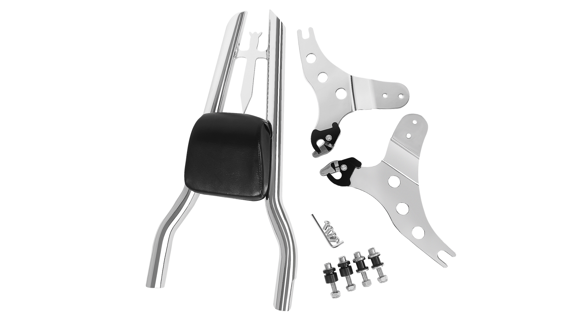 Sissy Bars For Motorcycles Chrome Fatboy Detachable Sissy Bar Luggage ...