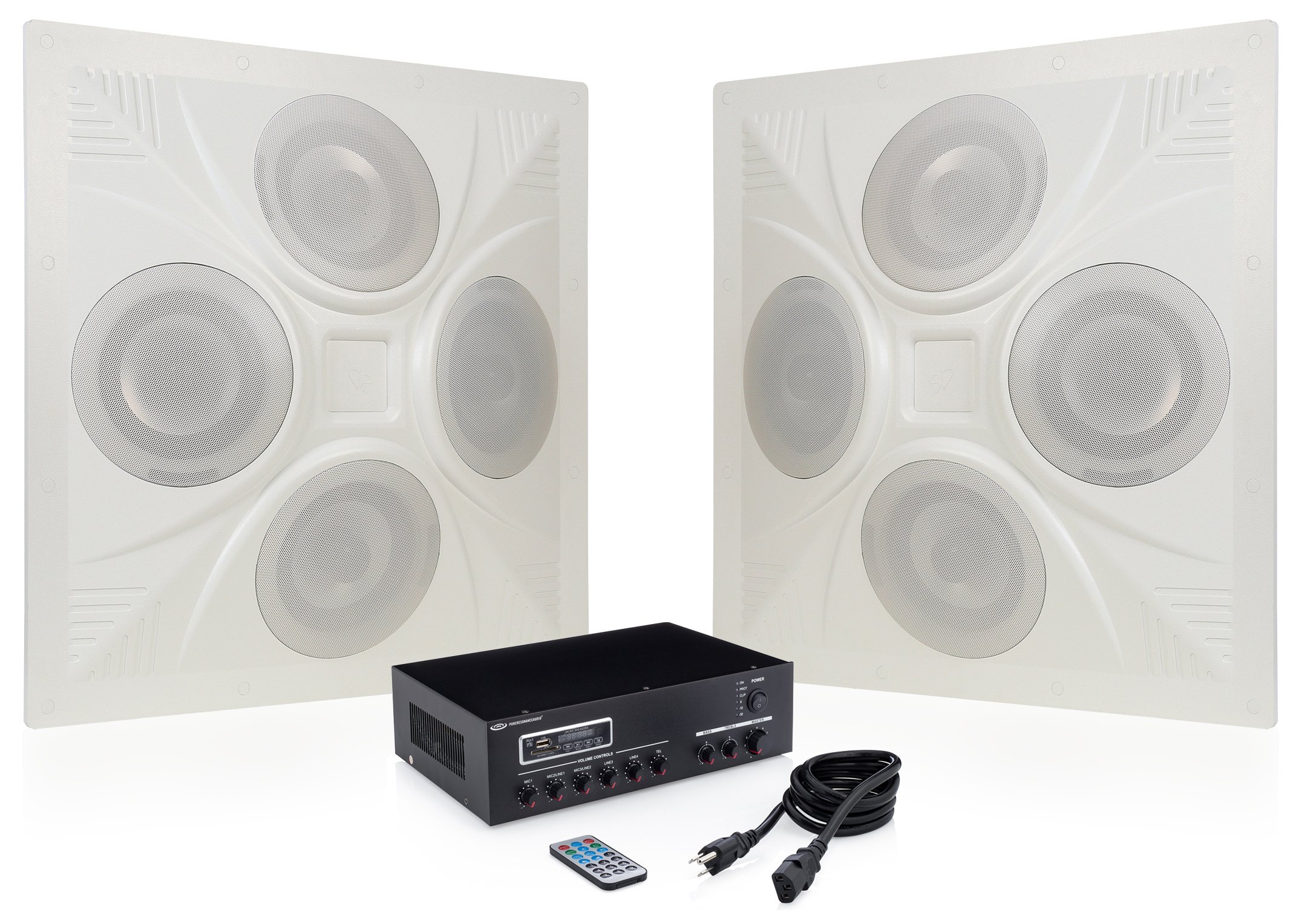 Buy Pure Resonance Audio SD4 SuperDispersion Ceiling Speakers Bundle ...