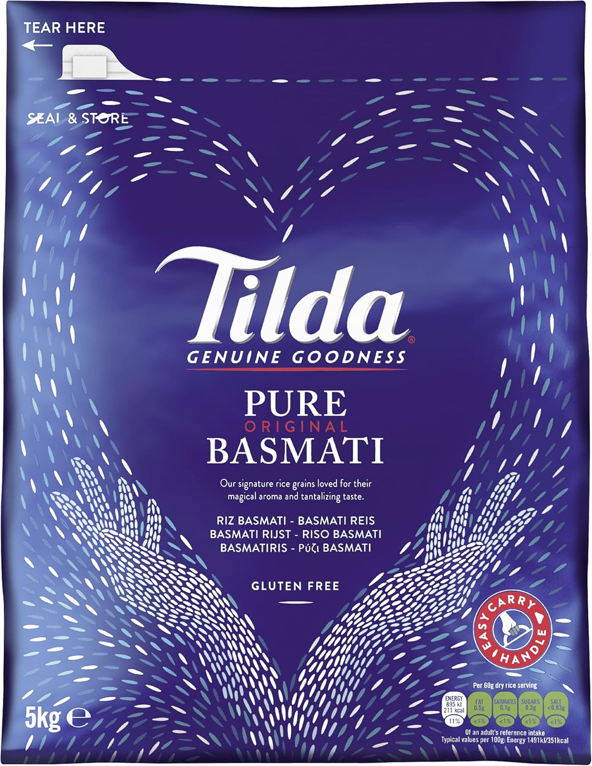 Tilda Pure Basmati Rice, 5kg : Amazon.co.uk: Grocery