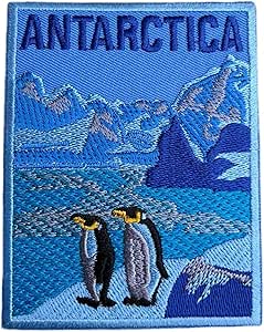 Amazon.com: Generic Antarctica Patch (3.5 Inch) Embroidered Iron-on/Sew-on Badge Travel Souvenir ...