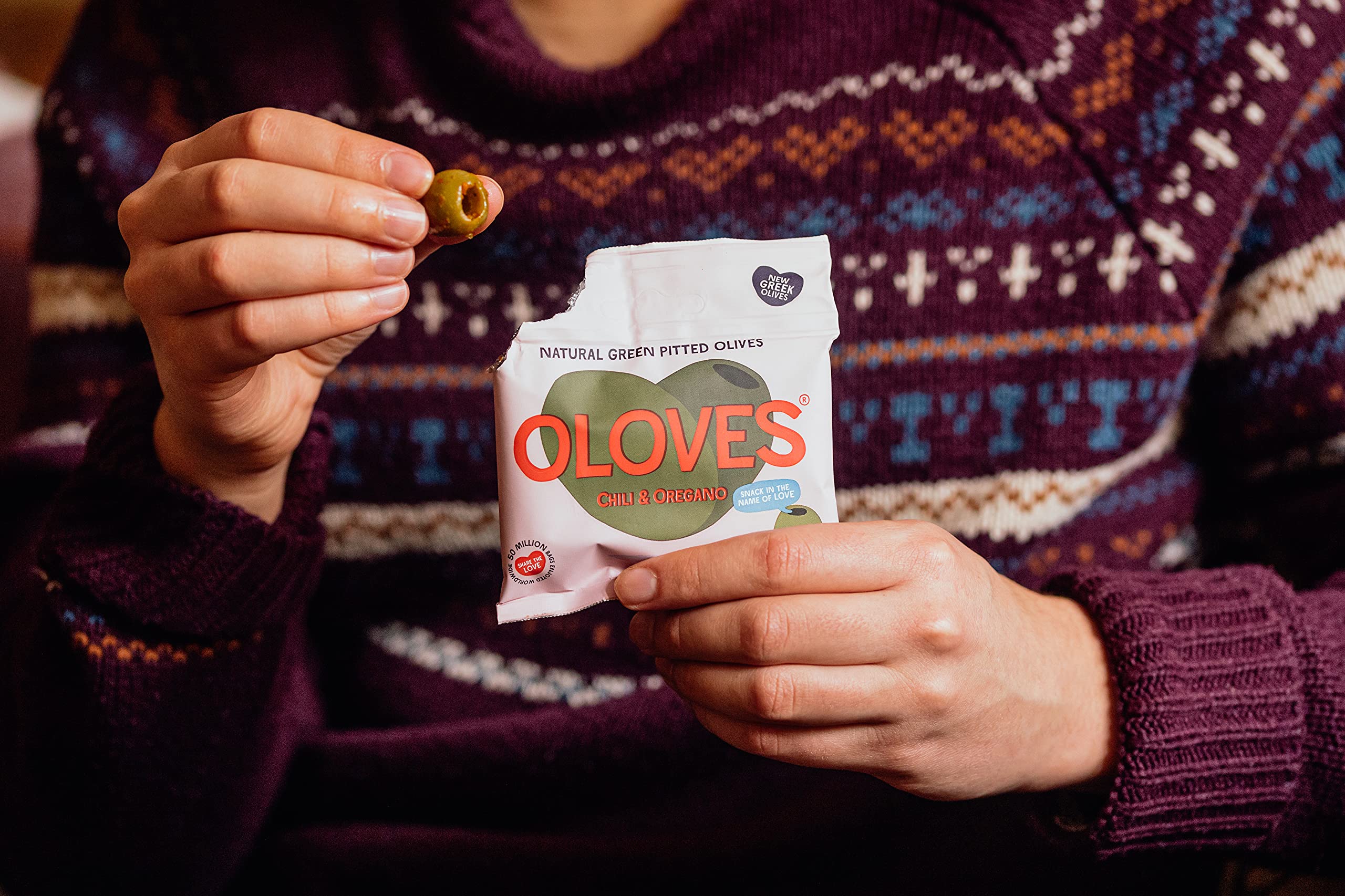 Snapklik.com : OLOVES Green Greek Pitted Olives Chili & Oregano Vegan ...